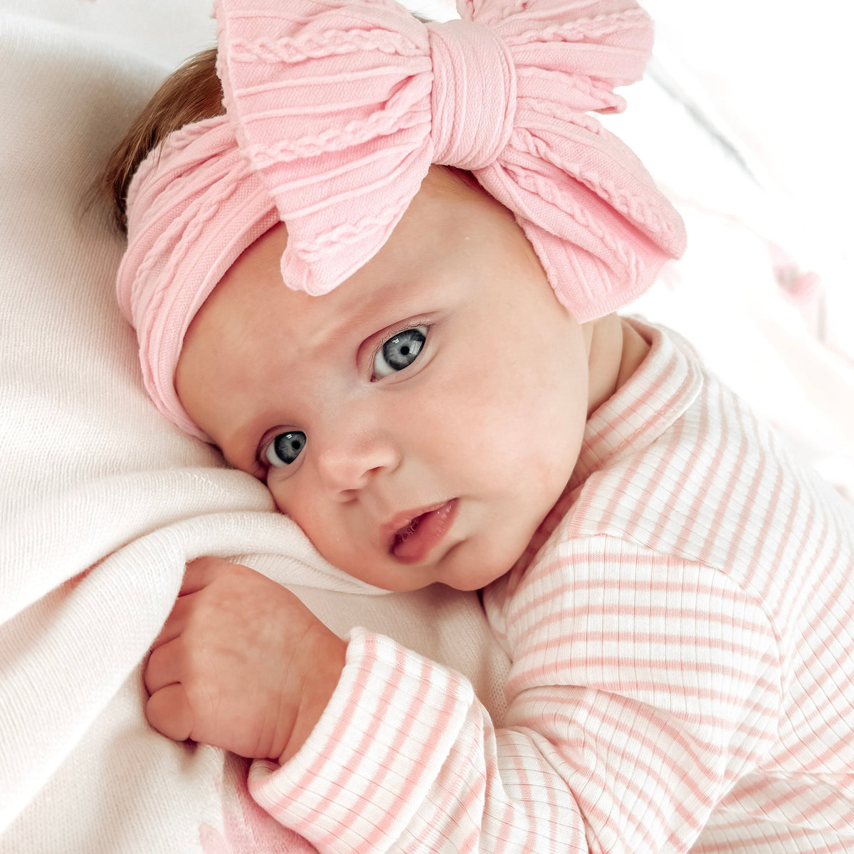 Cable Bow, Ballerina Pink – SpearmintLOVE