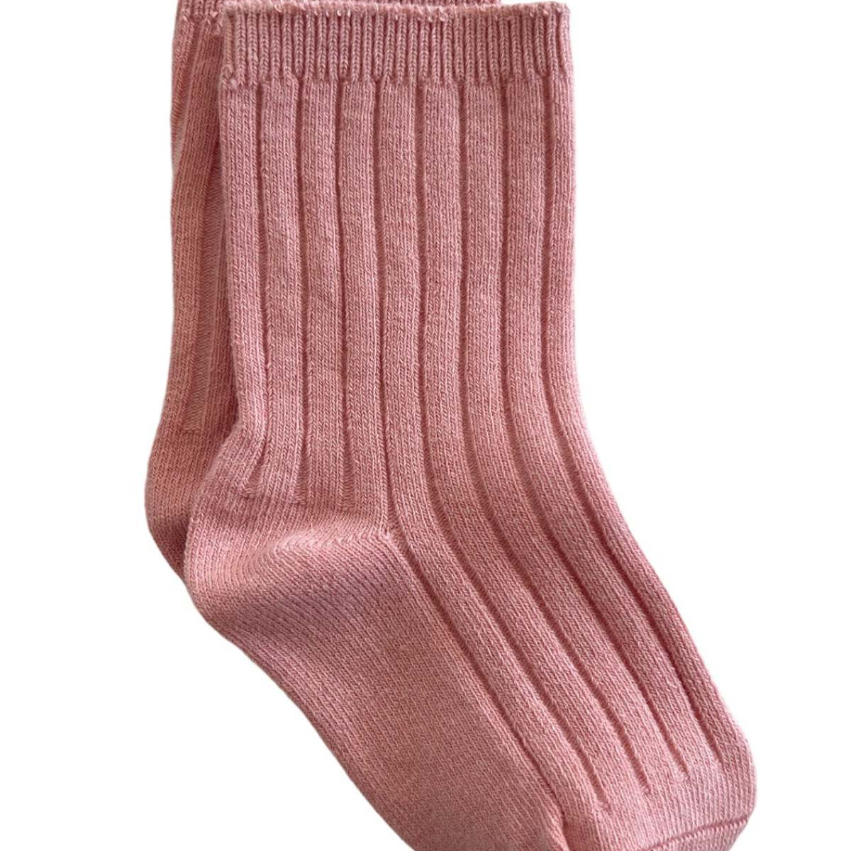 Basic Ribbed Socks, Dark Pink – SpearmintLOVE