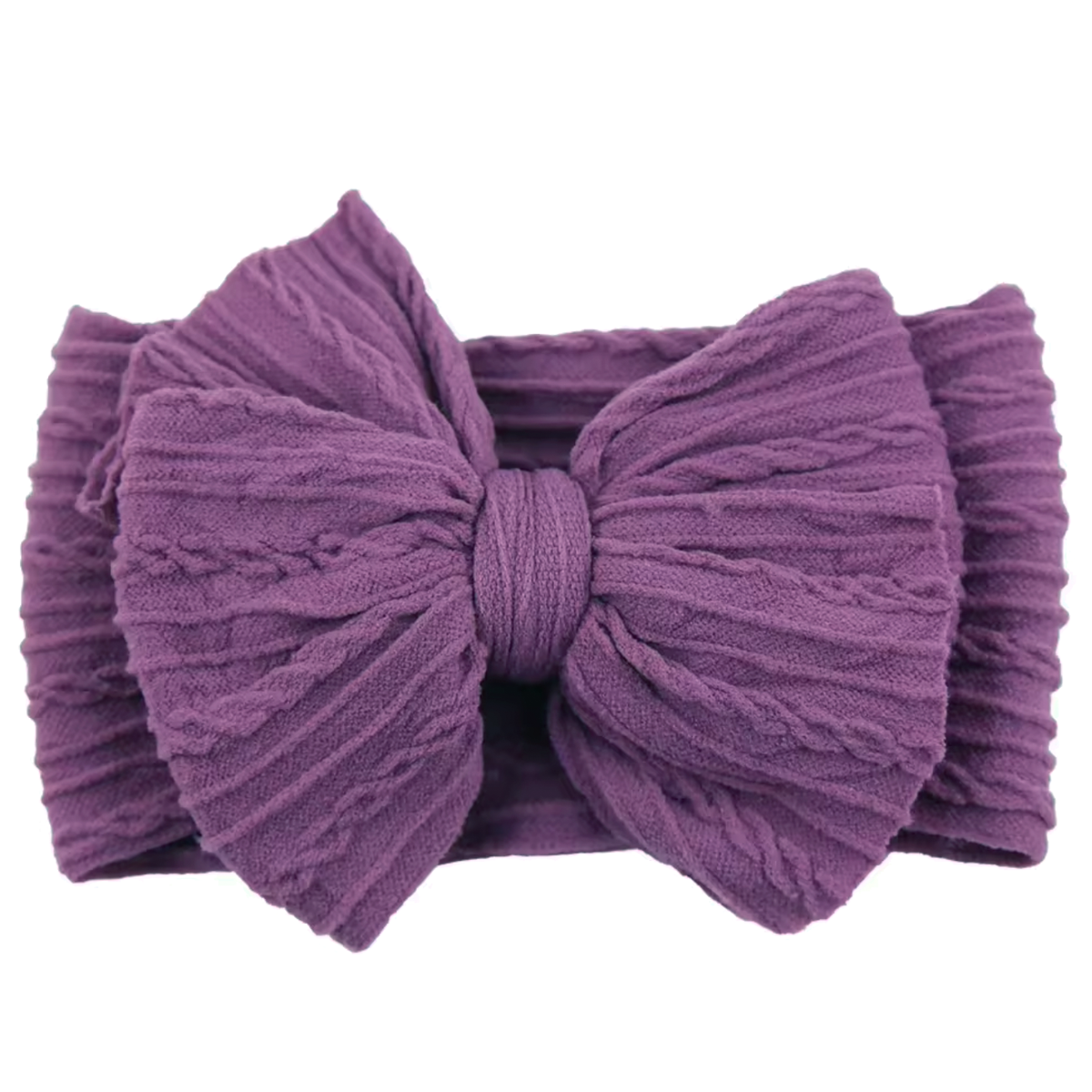 Cable Bow, Plum – SpearmintLOVE