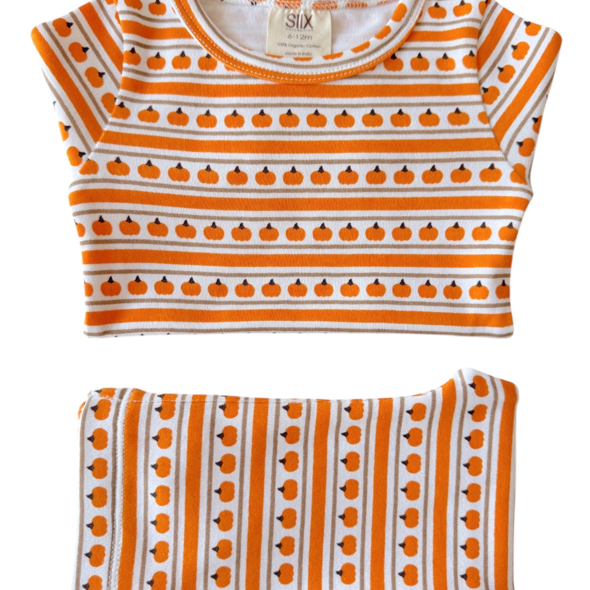 Pumpkin Stripe / Organic 2-Piece Set – SpearmintLOVE