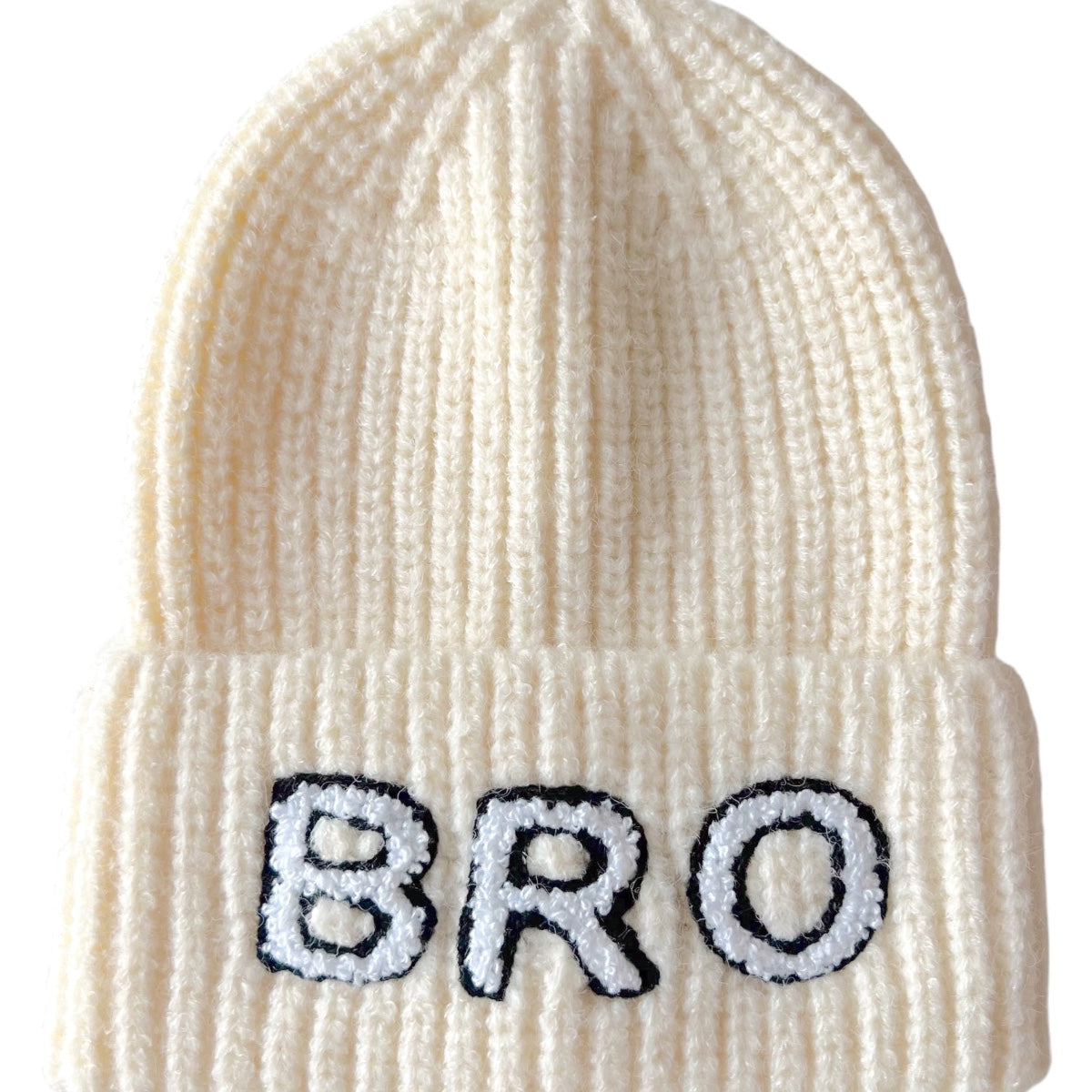Bro Knit Hat, Ivory – SpearmintLOVE