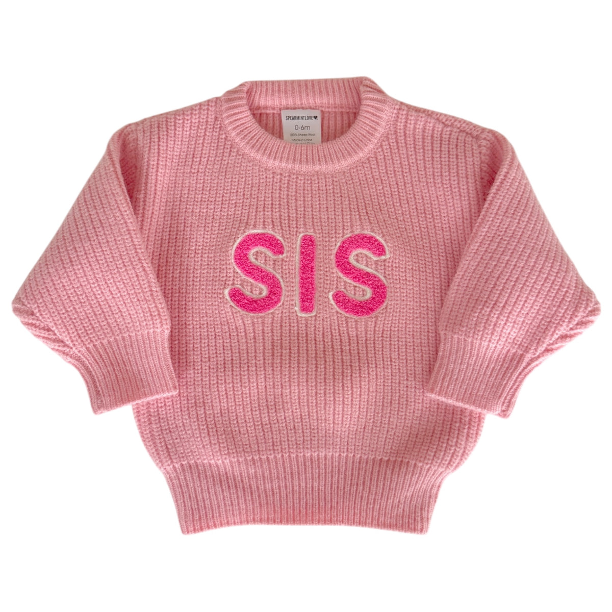 Sis Knit Sweater, Pink – SpearmintLOVE