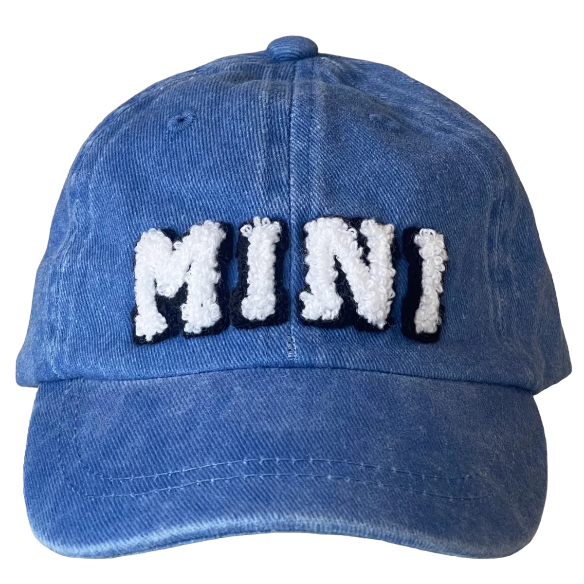 MINI Kids Baseball Hat, Vintage Wash Ocean Blue – SpearmintLOVE