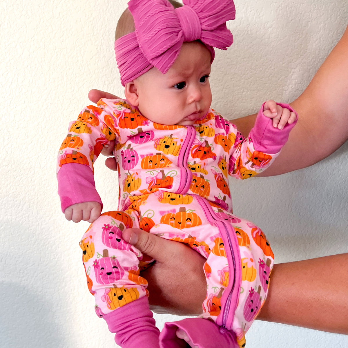 2-Way Convertible Zip Romper, Pumpkin Girlies – SpearmintLOVE