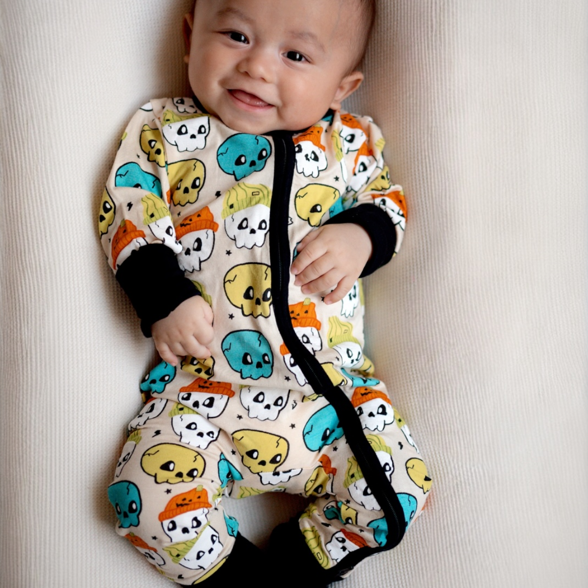 2-Way Convertible Zip Romper, Skelli Boys – SpearmintLOVE