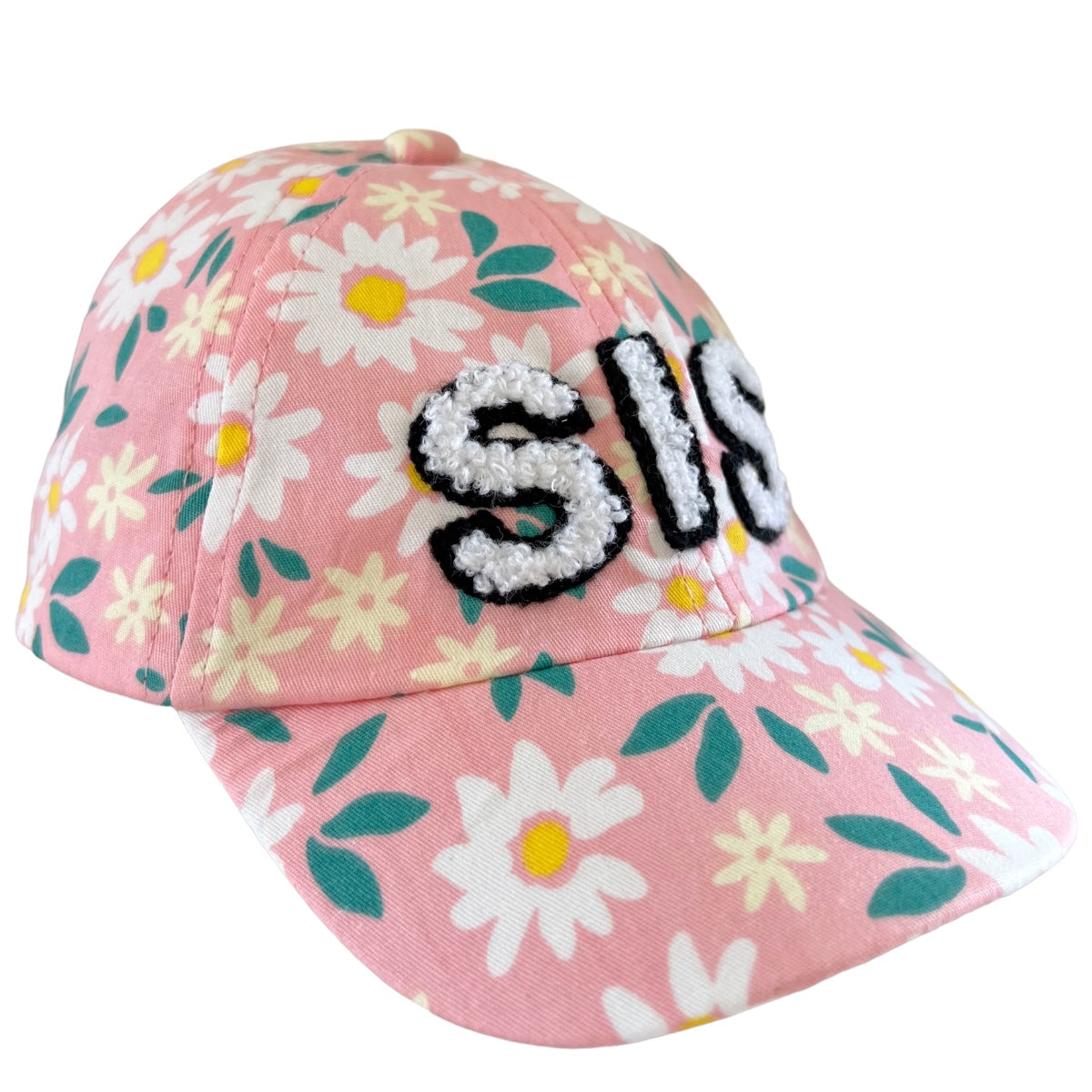 SIS Kids Baseball Hat, Daisy Floral – SpearmintLOVE