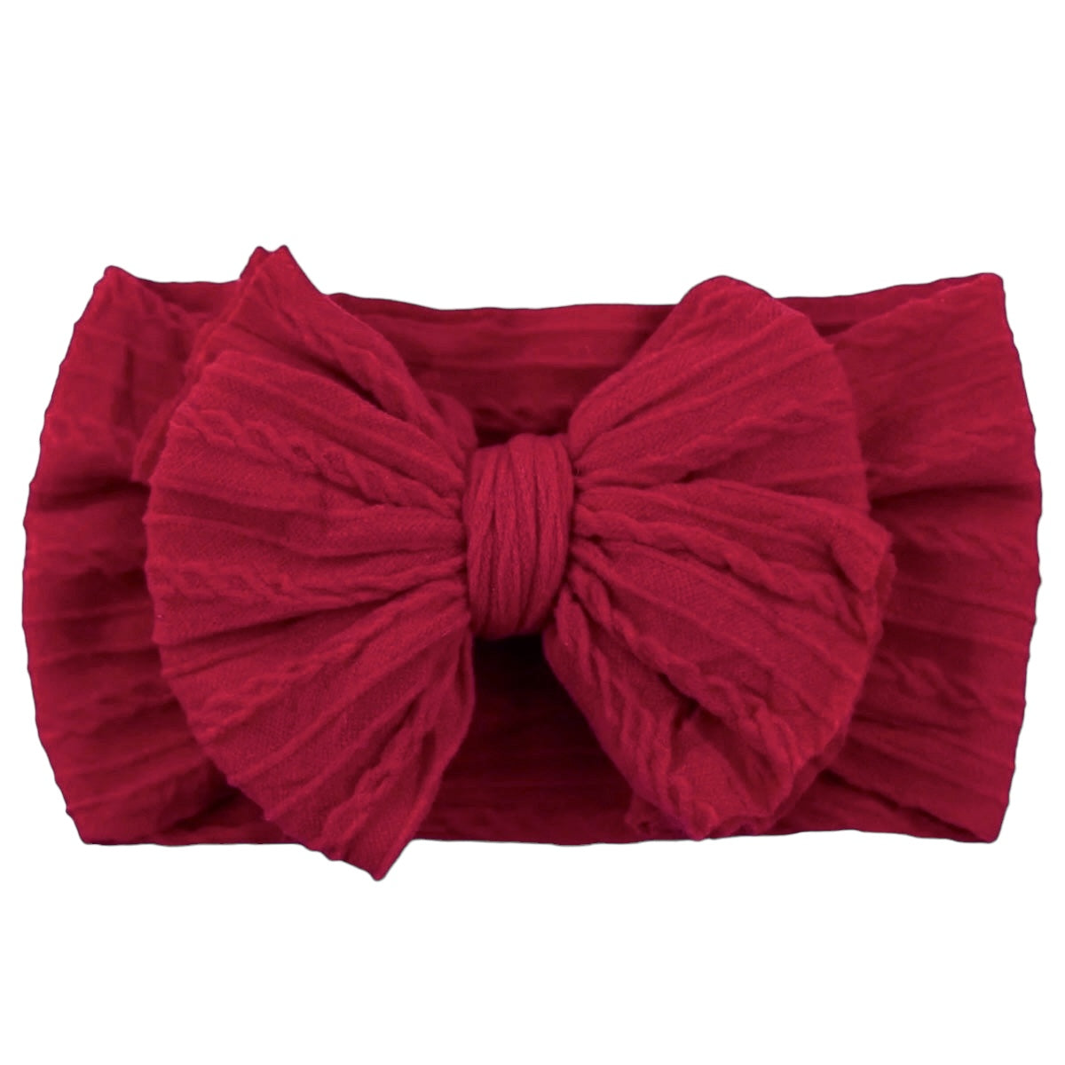 Cable Bow, Cranberry – SpearmintLOVE