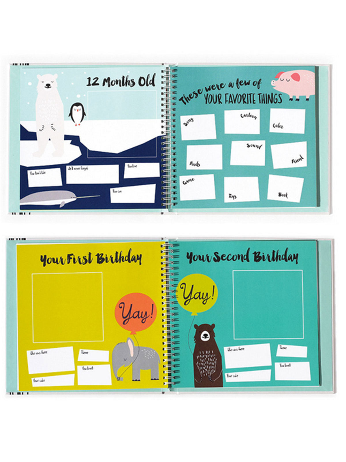 Baby Memory Books & Milestone – SpearmintLOVE
