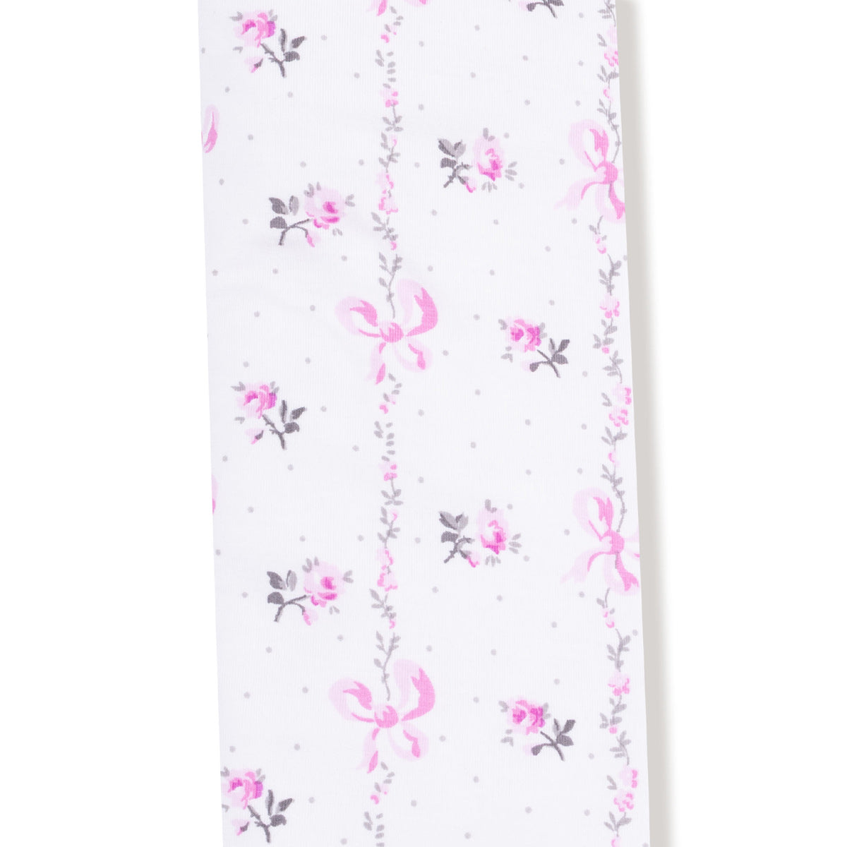 Ruffle Burp Cloth, Dainty Buds and Bows Stripe – SpearmintLOVE